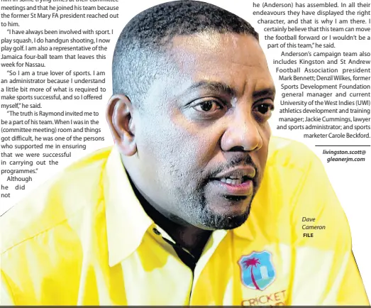 Cameron: I believe we can do a better job - PressReader