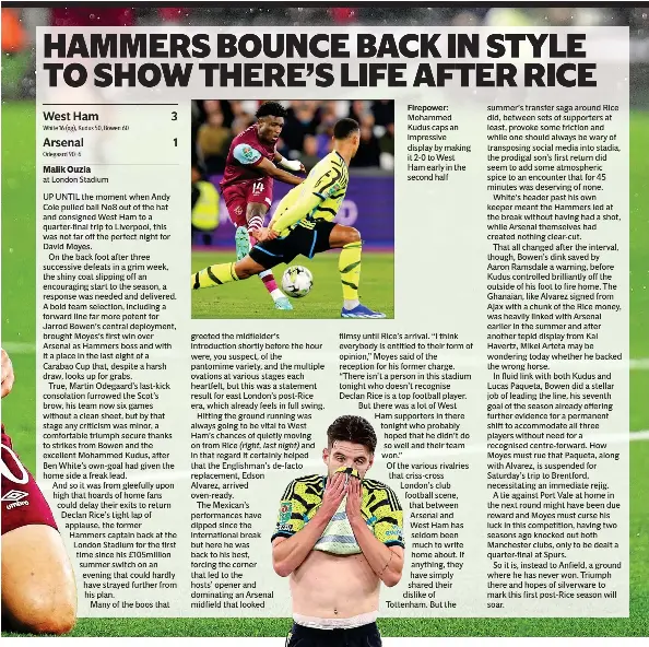 HAMMERS BOUNCE BACK IN STYLE TO SHOW THERE’S LIFE AFTER RICE - PressReader