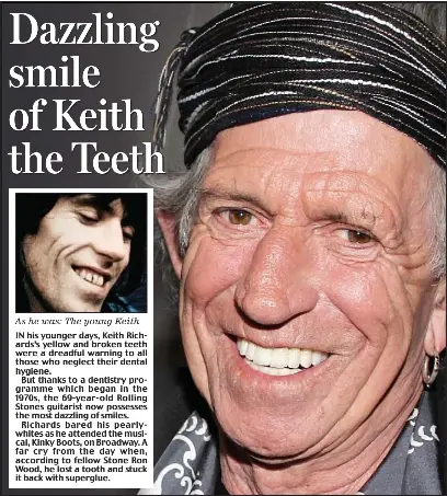 Dazzling smile of Keith the Teeth - PressReader
