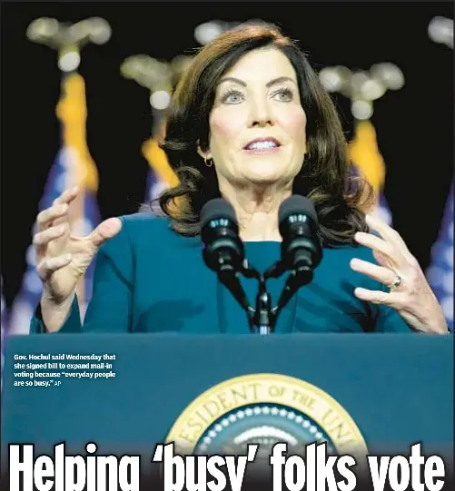 Helping ‘busy’ folks vote - PressReader