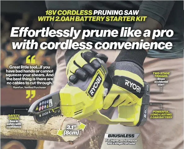 Effortless­ly prune like a pro with cordless convenienc­e - PressReader