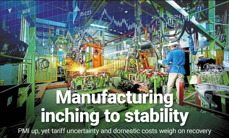 Manufactur­ing inching to stability - PressReader