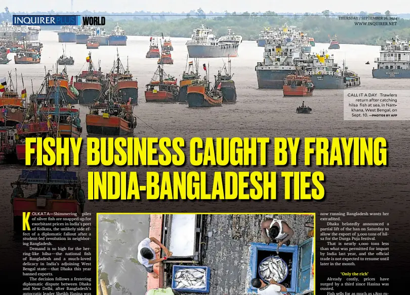FISHY BUSINESS CAUGHT BY FRAYING INDIA-BANGLADESH TIES - PressReader