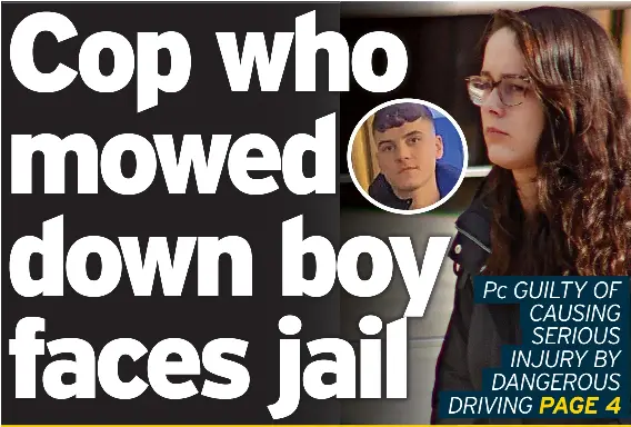 Cop who mowed down boy faces jail - PressReader