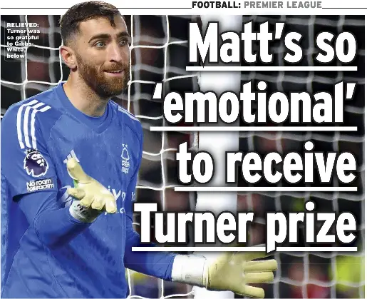 Matt’s so ‘emotional’ to receive Turner prize - PressReader