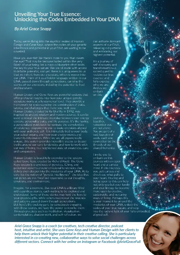 Unveiling Your True Essence: Unlocking the Codes Embedded in Your DNA ...