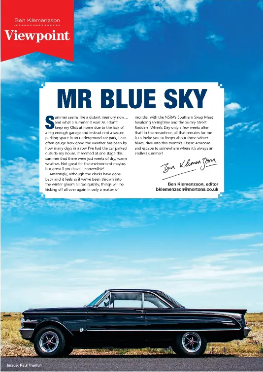 MR BLUE SKY - PressReader