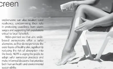 NEPA warns some sunscreen products are dangerous - PressReader