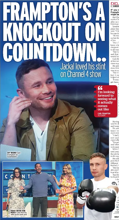 FRAMPTON’S A KNOCKOUT ON COUNTDOWN.. - PressReader