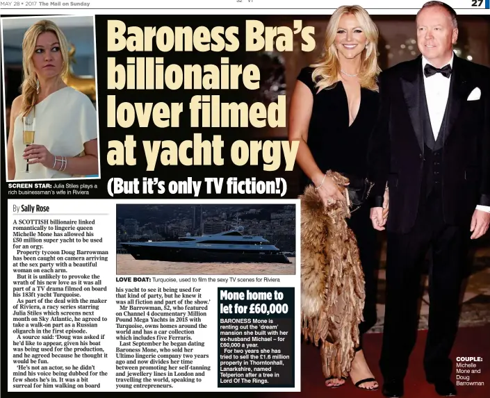 Baroness Bra’s billionair­e lover filmed at yacht orgy - PressReader