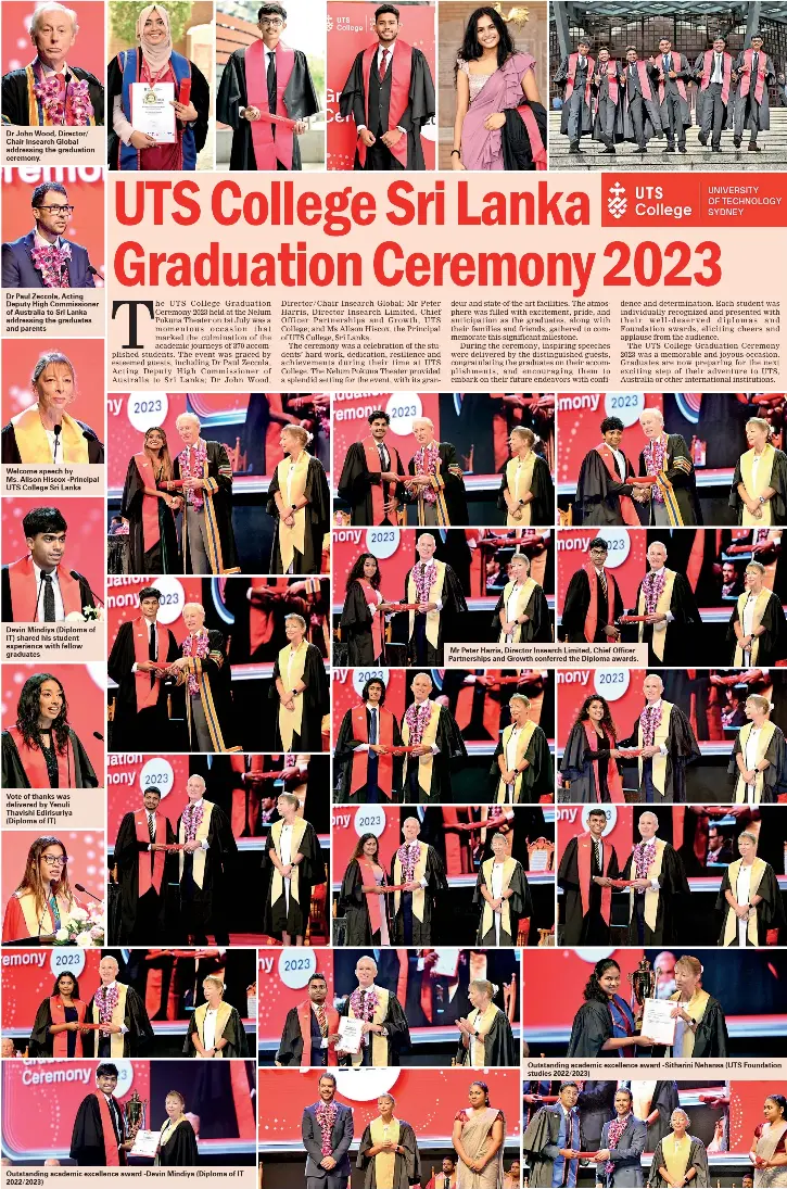 UTS College Sri Lanka Graduation Ceremony 2023 - PressReader