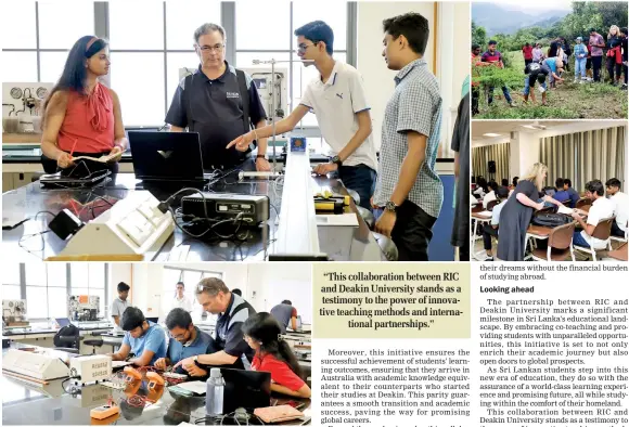 Royal Institute of Colombo Revolution­ises Tertiary Stem Education in Sri Lanka Through ...