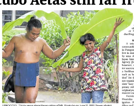PINATUBO AETAS STILL FAR FROM HOME - PressReader