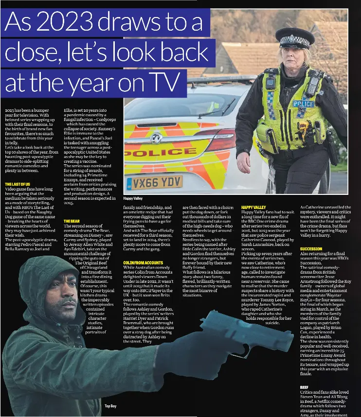 As 2023 draws to a close, let’s look back at the year on TV - PressReader