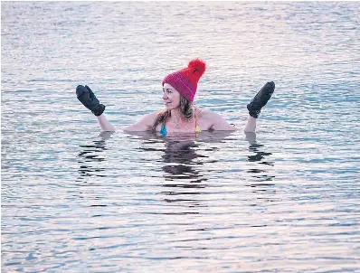 For her, comfort is a cold dip - PressReader