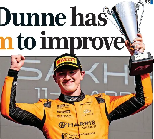 Alex Dunne has vroom to improve - PressReader