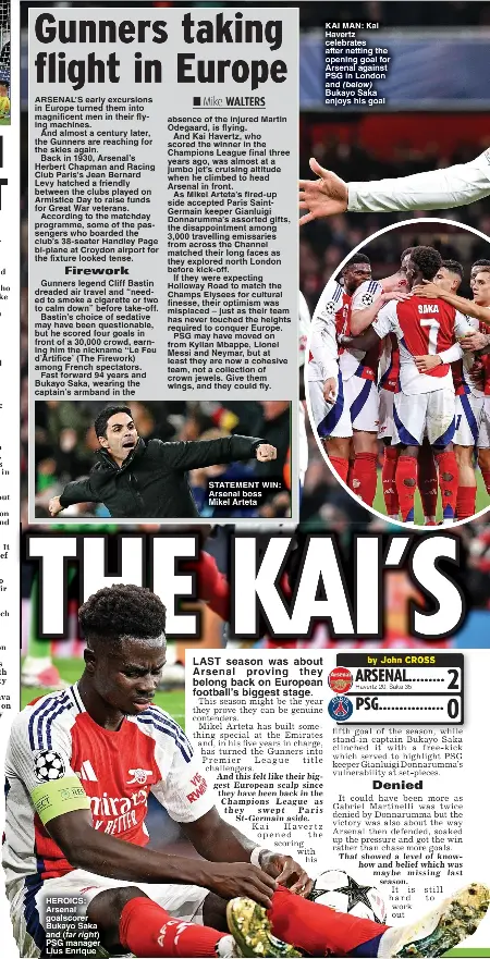 ARSENAL..2 PSG .......... 0 - PressReader