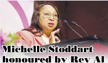 Michelle Stoddart honoured by Rev Al Sharpton’s National Action Network - PressReader