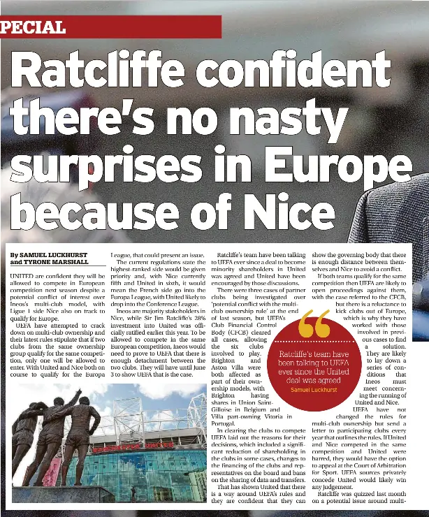 Ratcliffe confident there’s no nasty surprises in Europe because of Nice - PressReader