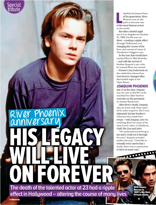 HIS LEGACY WILL LIVE ON FOREVER - PressReader