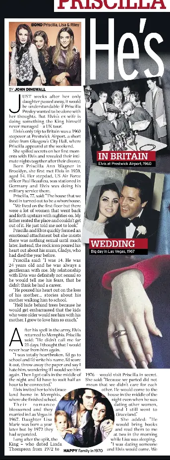 He’s always on my mind Presley: my life with elvis - PressReader