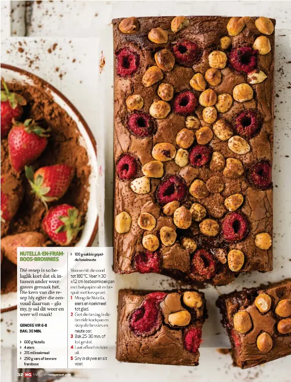 NUTELLA-EN-FRAMBOOS-BROWNIES - PressReader