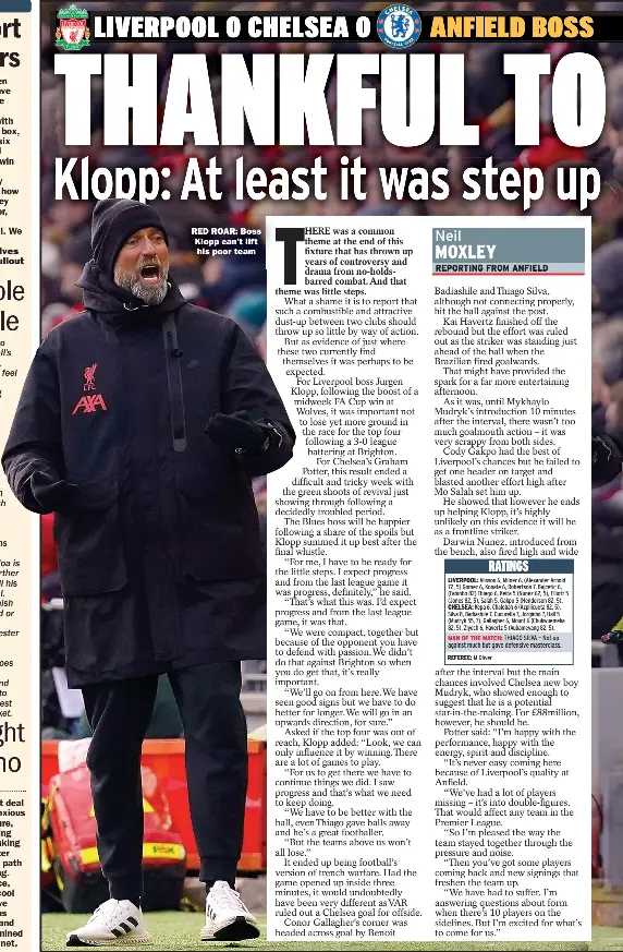 THANKFUL TO Klopp: At least it was step up - PressReader