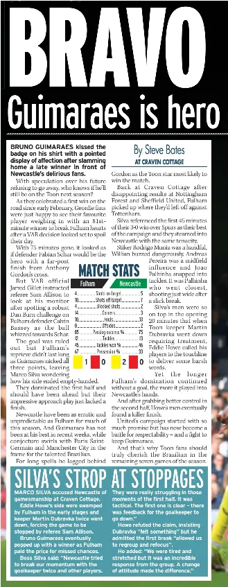 BRAVO TO BRUNO - PressReader