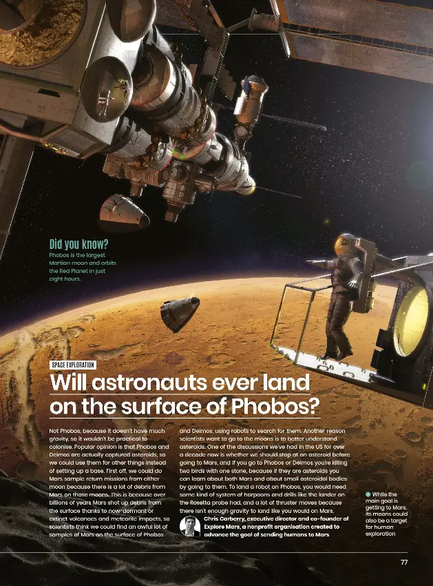 Will astronauts ever land on the surface of Phobos? - PressReader