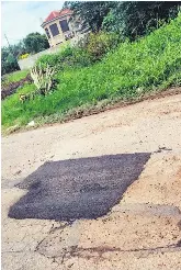Filling of potholes a work in progress - PressReader