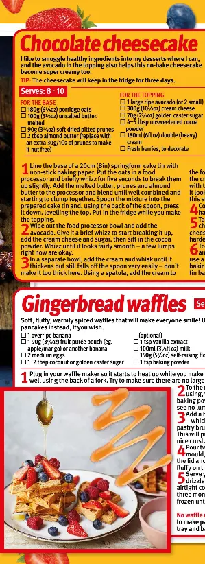Gingerbrea­d waffles - PressReader