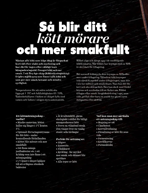 Så blir ditt kött mörare och mer smakfullt - PressReader