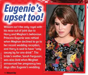 Eugenie’s upset too! - PressReader