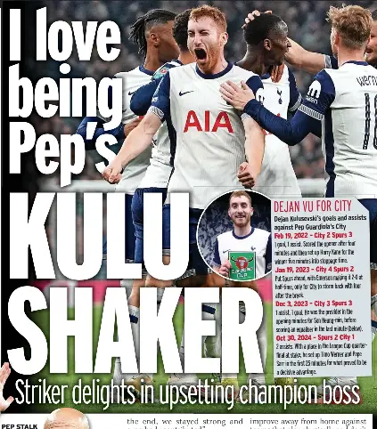 I love being Pep’s KULU SHAKER - PressReader