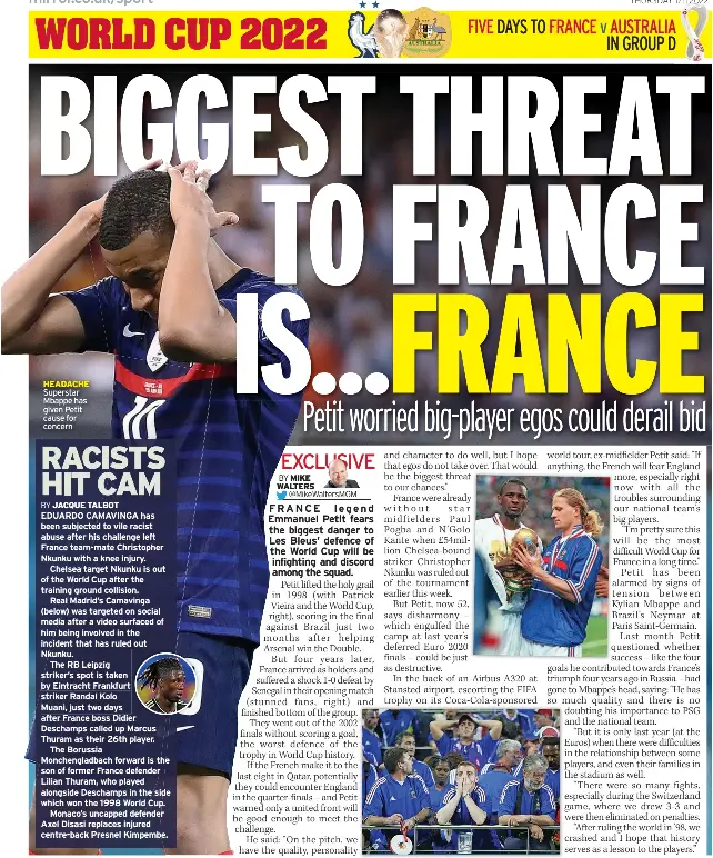 BIGGEST THREAT TO FRANCE IS...FRANCE - PressReader