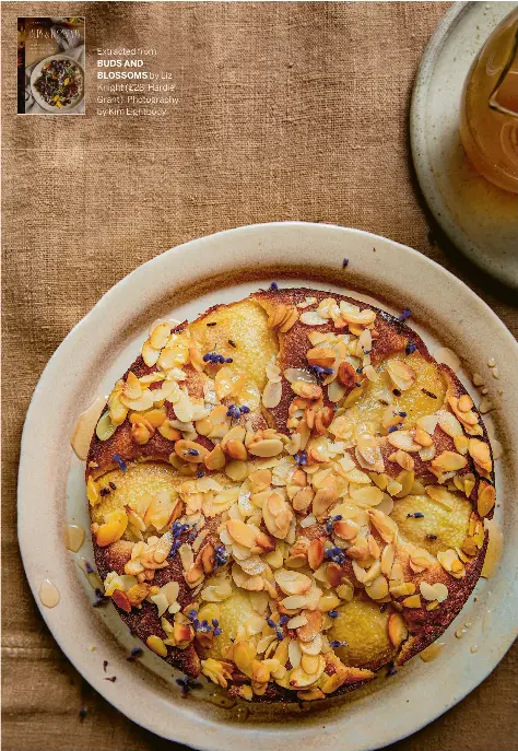 LAVENDER, PEAR ALMOND CAKE - PressReader