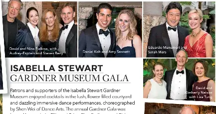 ISABELLA STEWART GARDNER MUSEUM GALA - PressReader