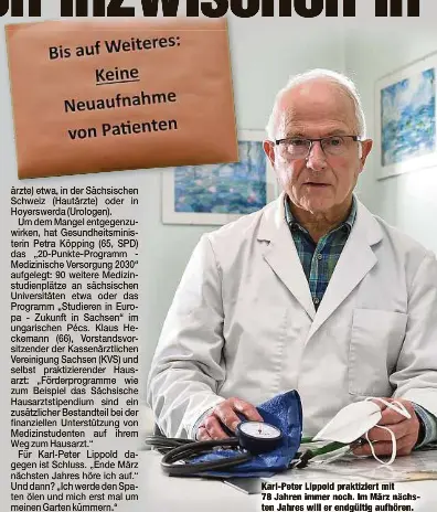 So dramatisch ist der Ärzten inzwischen in - PressReader