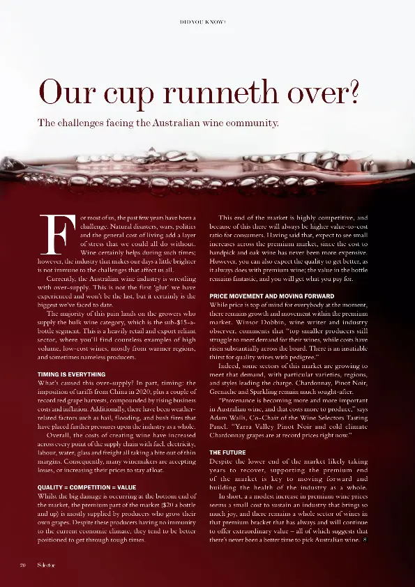 Our cup runneth over? - PressReader