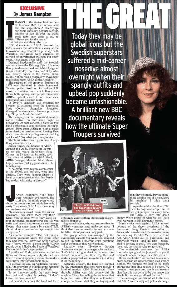 THE GREAT ABBA BACKLASH - PressReader