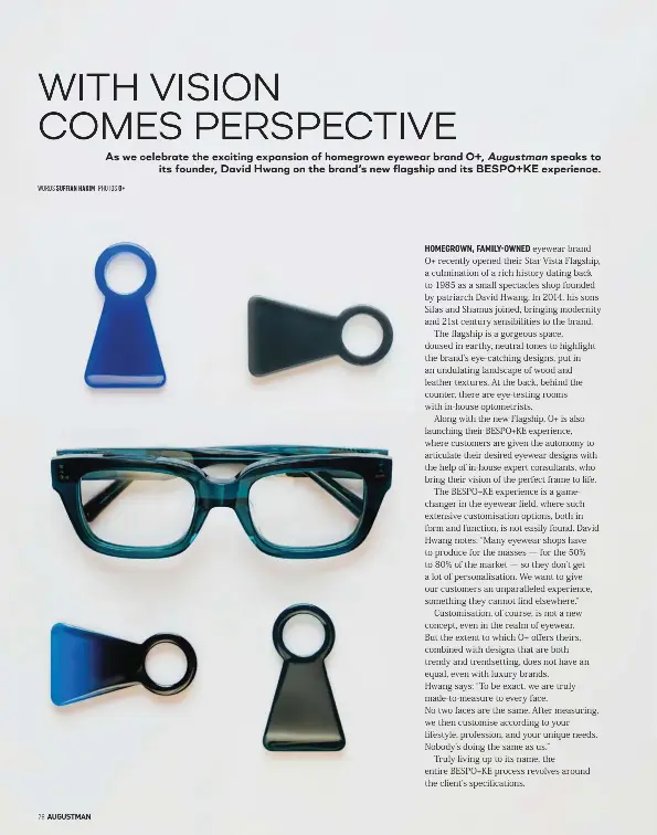 WITH VISION COMES PERSPECTIV­E - PressReader