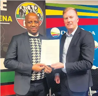 IFP and DA join forces in KZN - PressReader