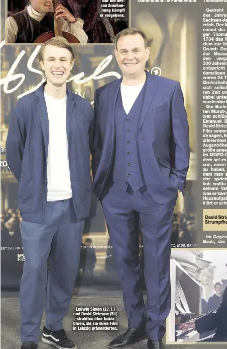 Ludwig Simon spielt an der Seite seines Papas - PressReader