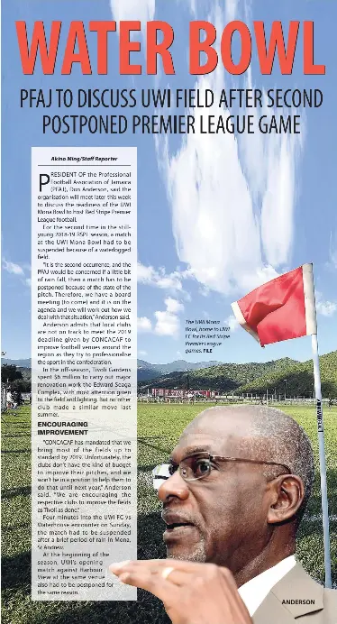 PFAJ to discuss UWI field after second postponed game. - PressReader
