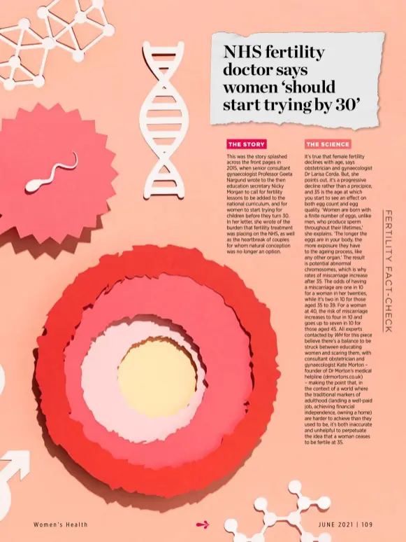 NHS fertility doctor says women ‘should start trying by 30’ - PressReader