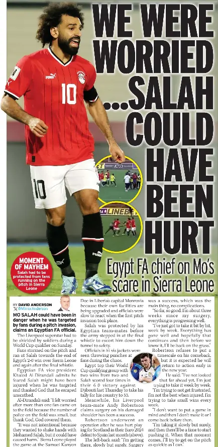 WE WERE WORRIED ...SALAH COULD HAVE BEEN HURT - PressReader
