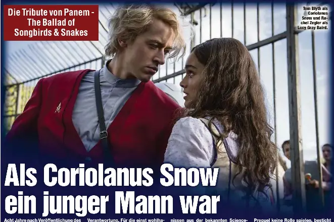 Als Coriolanus Snow ein junger Mann war - PressReader