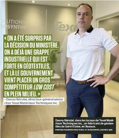 Notre industrie des géotextile­s minée par une récente décision de ...