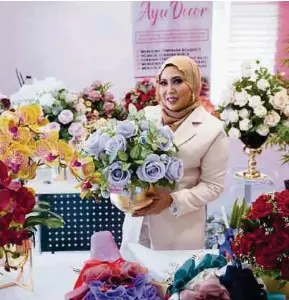Gubahan bunga Ayu Décor dapat sambutan luar biasa - PressReader