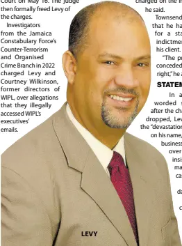 EX-WIPL director John Levy freed in cyber case, laments reputation­al ...